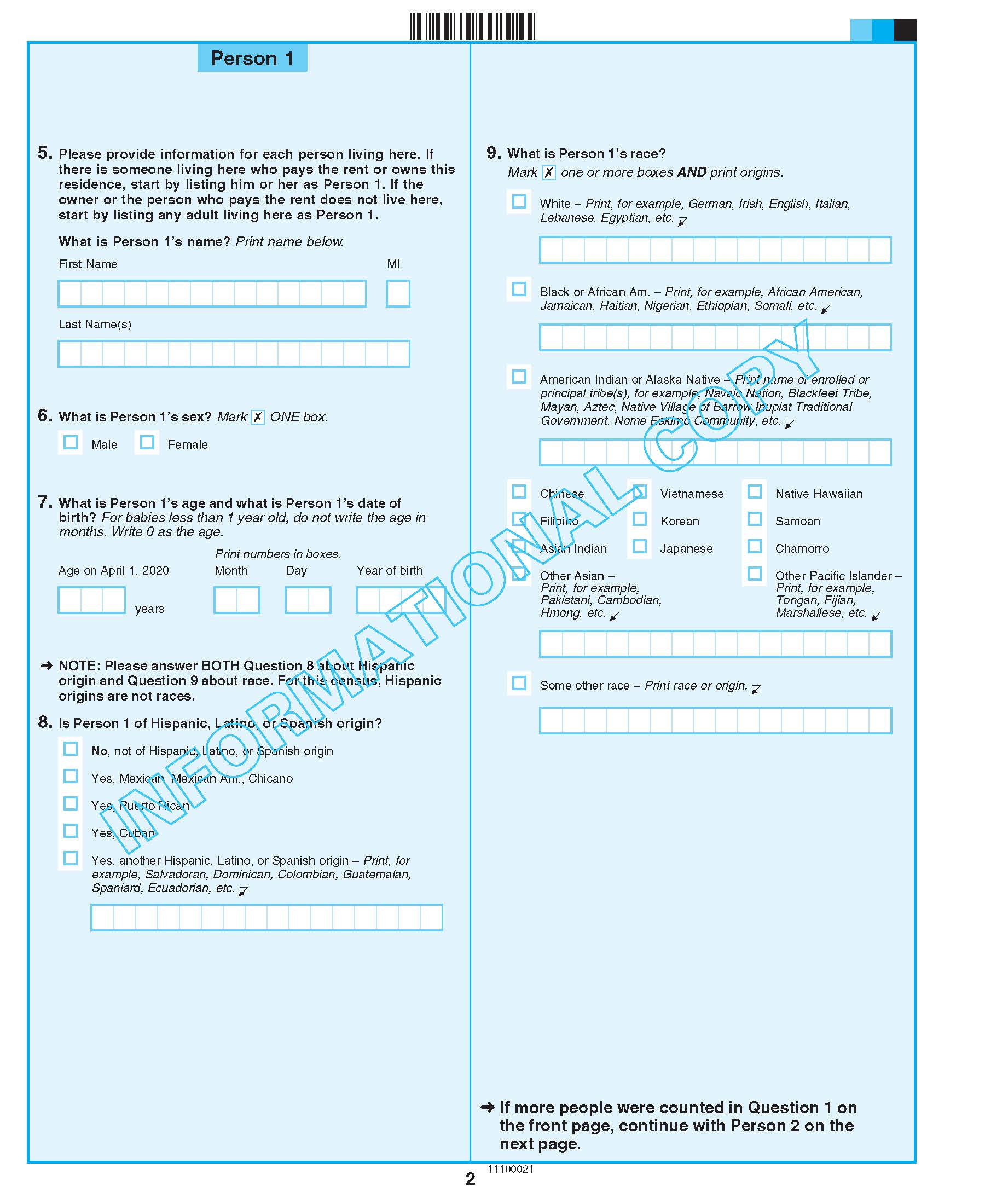 census 2020 race question – New Mexico News Port