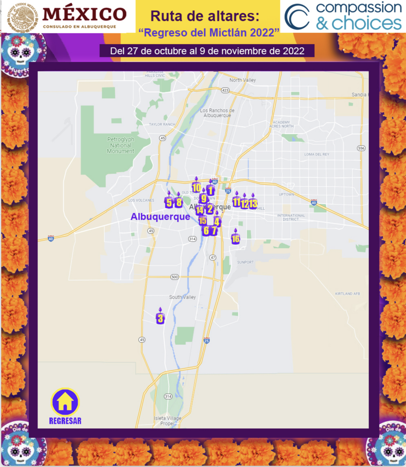 Altar Route: “Regreso a Mictlán” – New Mexico News Port